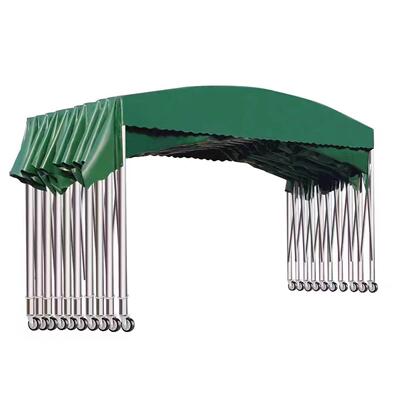 大6553型推拉式雨棚伸缩遮阳棚活大排夜宵篷户外防雨移动车帐棚动