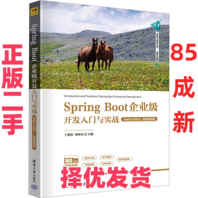 【正版二手】 Spring Boot企业级开发入门与实战 IntelliJ IDEA·微课视频版 丁明浩 刘仲会 清华大学出版社 9787302629665