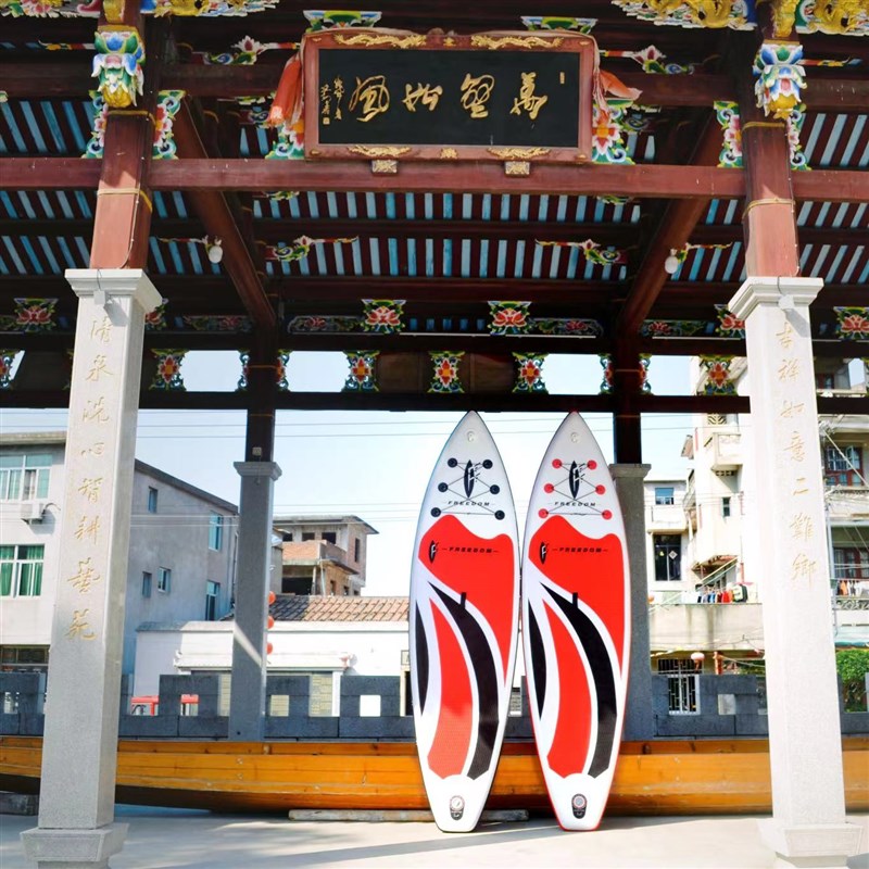 超轻SUP桨板站立划o水板充气可折叠便携桨板冲浪板浆板滑水板划水