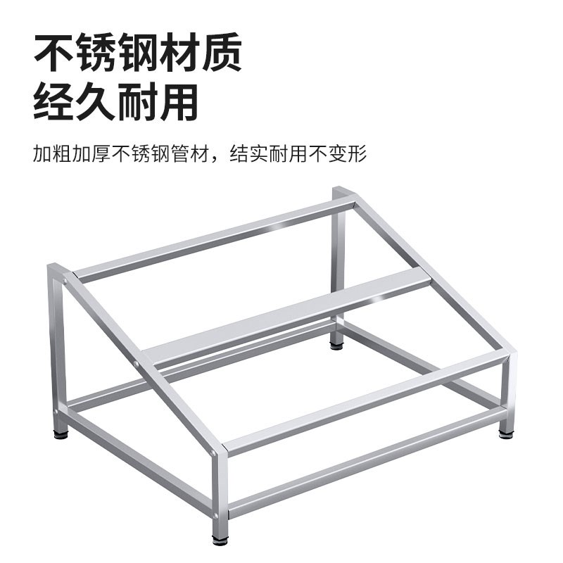 1/6不a锈钢斜面份数盆奶茶店自助餐厅带盖方盆调料盒果酱专用盒子