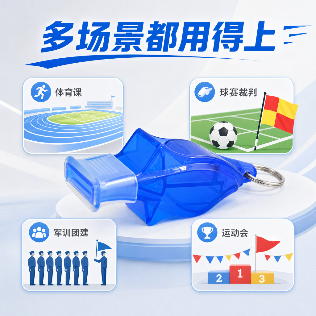 哨子体育老师足球裁判哨专业口哨篮球比赛训练高音海豚儿童户外哨