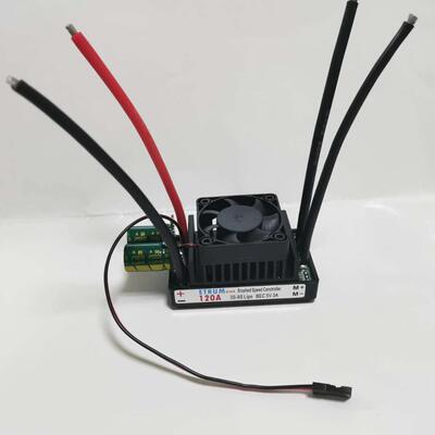 电调12V24V32V3S-8S120A割草机双向有刷电调RUM