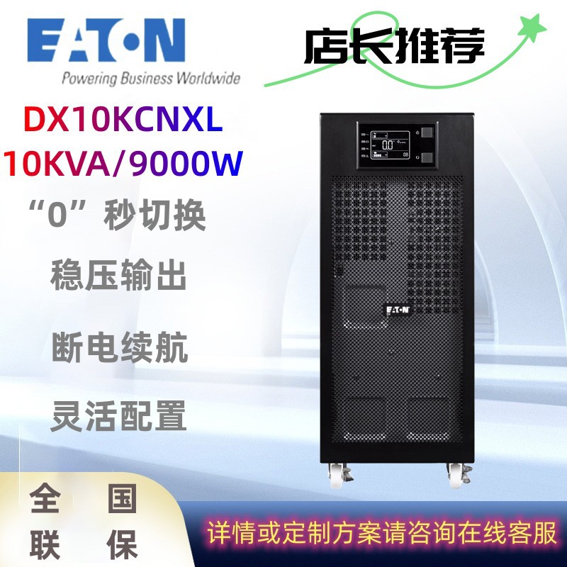 伊顿UPS不间断电源DX6000CNXL/DX10KCNXL在线式高频机外接192V