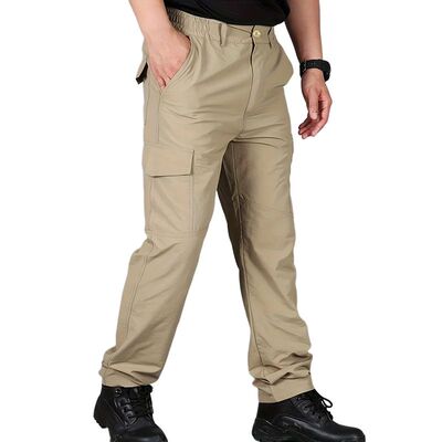 Large size quick drying workwear pants men大码速干工装长裤男