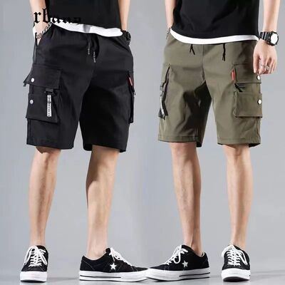 Multi pocket loose workwear five quarter pants宽松工装五分裤