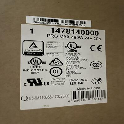 议~魏德米勒导轨电源 PRO  480W 24V 20A