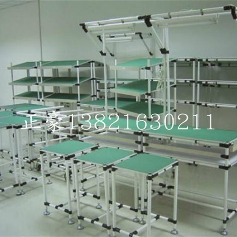 速发线作货架防静电工作台工作台精益管操棒台铝挤型材料合金工作
