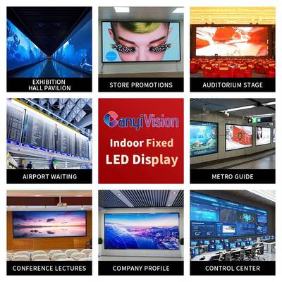 Ledscreen室UAV内户外幕全彩led屏显示屏会议室展厅舞台led电子屏