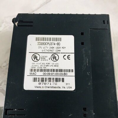议价IC693CPU374-BD可维修