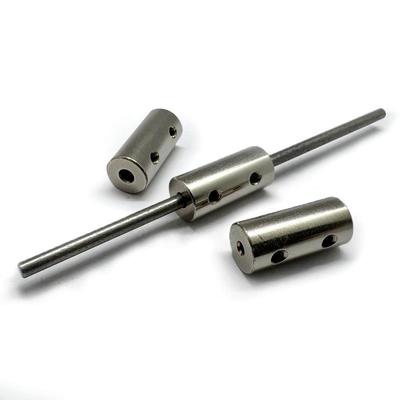 微型联轴器钢制2.0/2.3/3.0/3.17/4.0/5.0/6.0变径电机马达连轴器