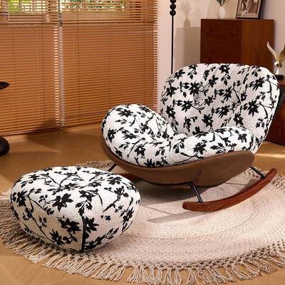 新款摇摇躺椅家用UMZ客沙椅椅成人阳发台单人厅休闲摇椅懒人网红