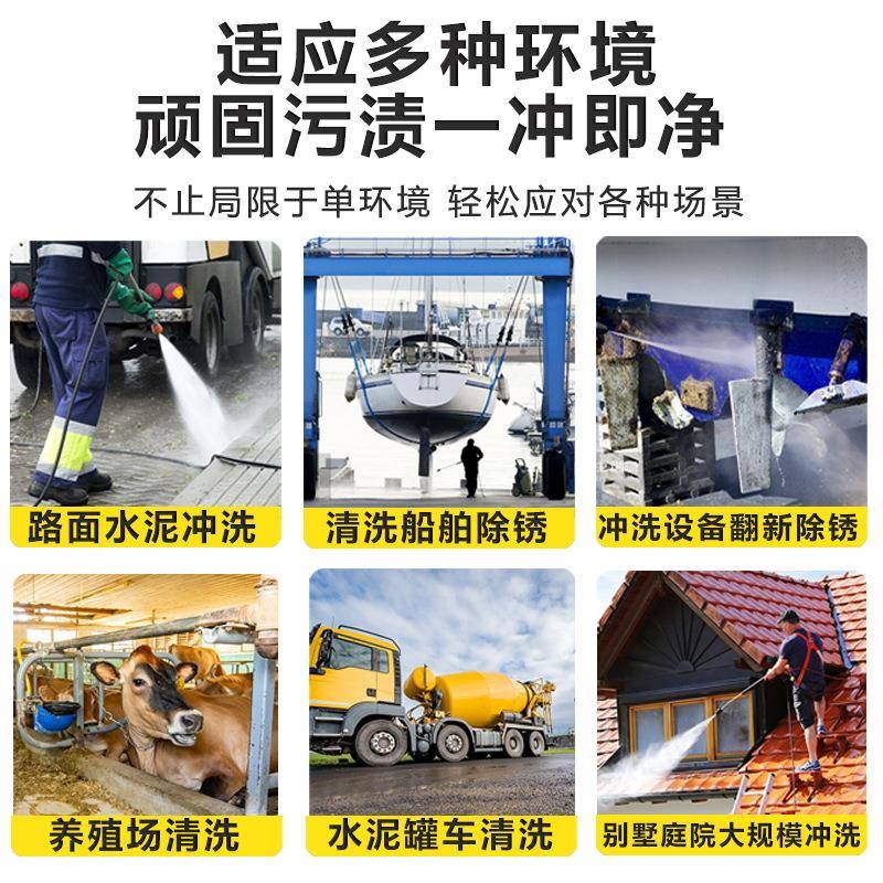 超高压清洗ZIX机38公0工业500用斤高压冲洗机型大功率商大洗船厂