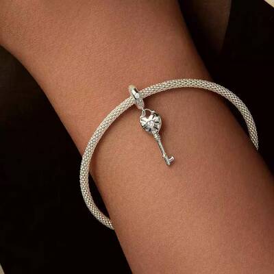 DIY吊坠配件串珠纯银项链手链