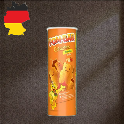 德国代购【两桶包邮】funny-frisch罐装小熊薯片酸甜椒味150g