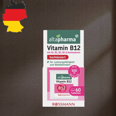 德国代购【全场满300包邮】altapharma维生素B12 16.8g