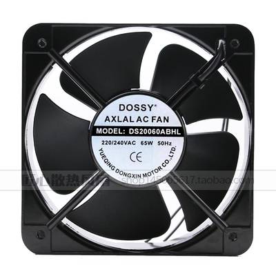 DOSSY丰登牌DS/DX20060ABHL220V/380V65W电箱散热风扇18060