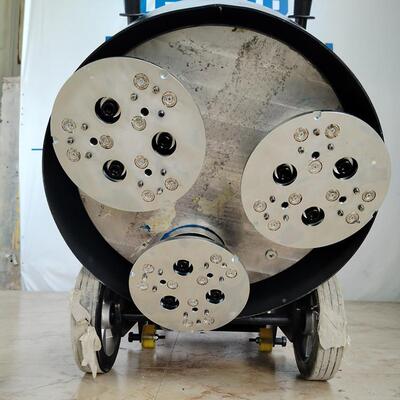 55固化地坪研9头圆盘机HLE打磨机70.5kw家用装磨修混凝土地面大理