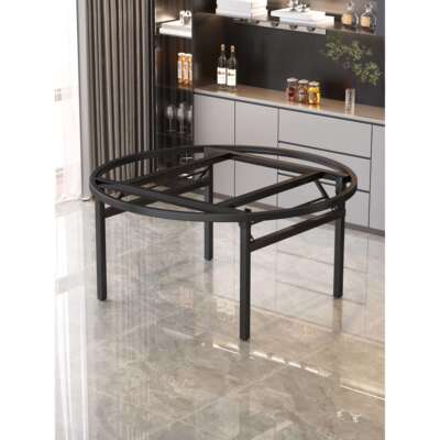 铁腿艺桌腿支架酒店饭店加厚折叠支餐面桌脚HCU架子方桌架桌支撑