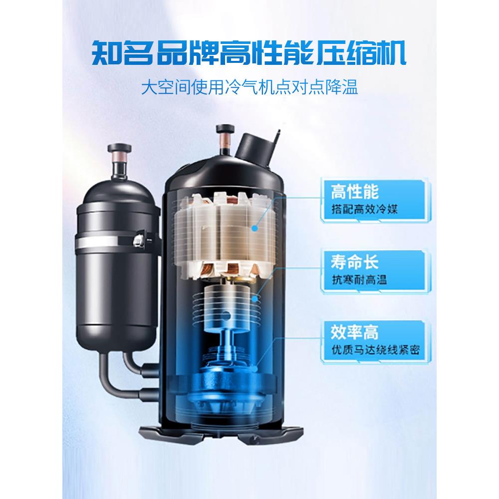 工业冷风机工厂房压缩机降温一SAC-20D体工制冷厨机业冷机气移动