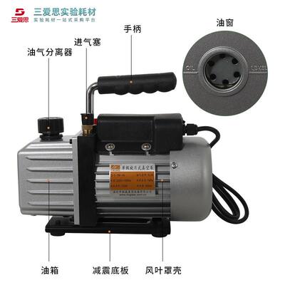 包邮真空泵A系列式电动单级WHO旋空片1 2 3 4升实验室仪抽滤瓶抽