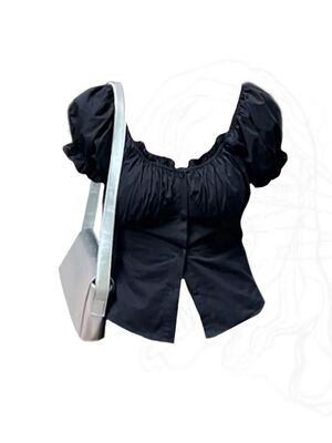 韩版衬衫荷叶边上衣女式