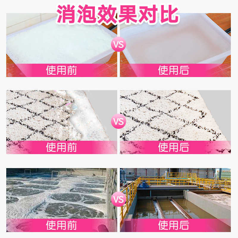 超宝消泡剂工业液体化泡剂地毯快速去除洗地机泡沫清洁DFF012四瓶