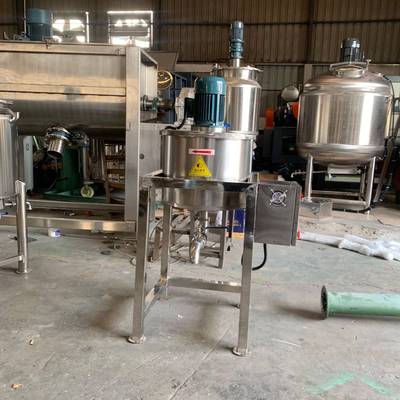立式锈钢液胶体搅拌机100L-2VIK000L电加热搅拌机乳不分散机设漆