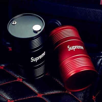 车内烟载灰缸车IIN通用车标烟缸多能创意个性带灰LED灯功车载烟灰