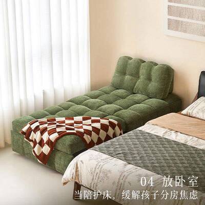 单人用可折T212叠沙抽发床两一体户型家居伸缩拉客厅书房家用沙发
