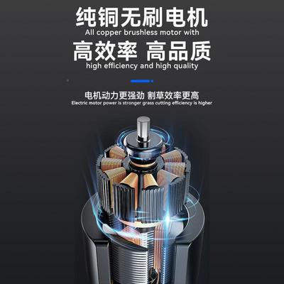 显锂电割草机数持家用小型手轻便除草机林园便携充电式PUB电动打