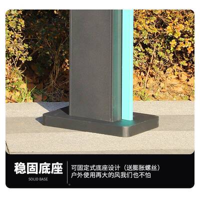 户外大号不锈钢CL-14518烟蒂灰柱落地烟灰缸式立烟灭柱烟收集器烟