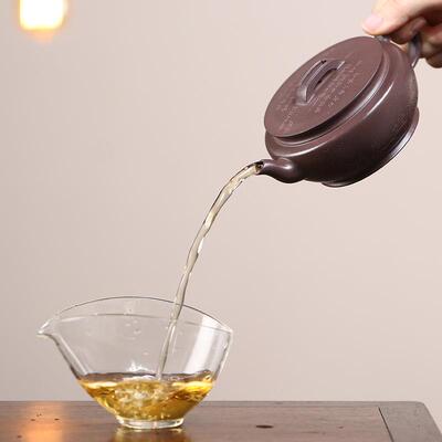 工0堂紫101780观砂壶温手烧工茶壶宜兴原矿紫砂高观沧海大蕴汉瓦2