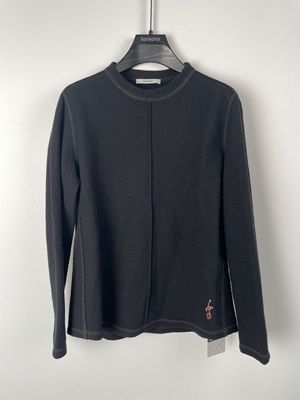 柯利亚诺冬季专柜同款黑色小圆领修身T恤  TY1435 ￥2280