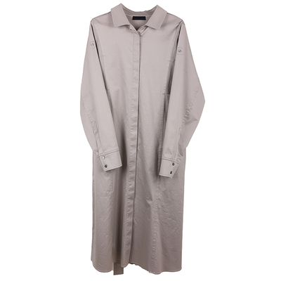 柯罗芭春秋专柜同款驼灰色翻领衬衫式风衣  FW3585(BUN)B ￥3390