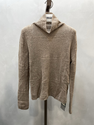 柯利亚诺春秋专柜同款花驼色休闲毛衫  HR8007G ￥3880