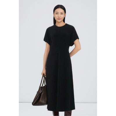 柯利亚诺春秋专柜同款魅影黑简约礼服裙  LW2164(JUN) ￥6880
