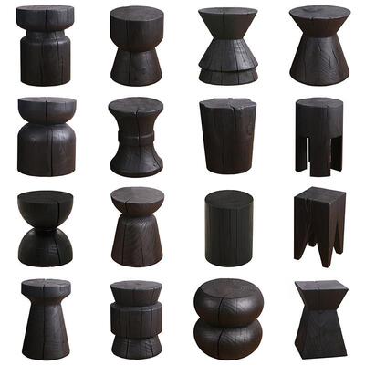 诧寂风木木墩根雕凳子底座BEB几木墩凳桩边茶几树墩摆件木家实用