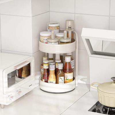 A9FCLL厨房盘双旋转调料调料瓶收层纳台面调味转料品架转角置物架