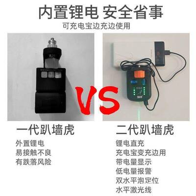 泰睿TYRRY趴墙虎手电钻电锤防尘罩冲击钻打孔集尘水平仪支架