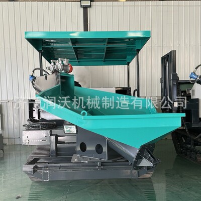 路沿石水沟滑模机 混凝土路肩机一次成型 防撞墙成型机效率快