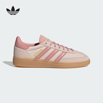 adidas阿迪达斯三叶草「T头鞋」女子HANDBALL经典德训鞋 JR3645