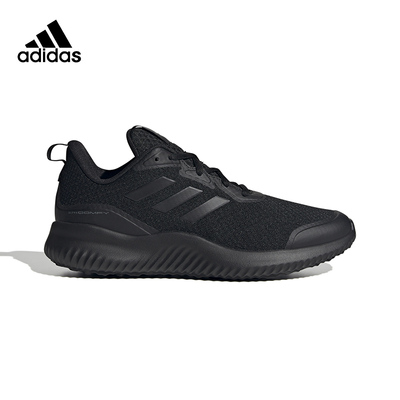 Adidas阿迪达斯ALPHACOMFY男鞋黑武士运动鞋网面透气跑步鞋ID0351