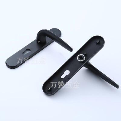 P现代简约M606-20-室内VD手黑色静音房门锁家用型卧执锁卧室卫生