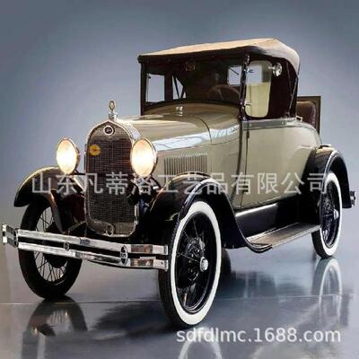 复古国电老爷车模型景区热销民动可开汽车娱乐设商施酒吧场FMQ装