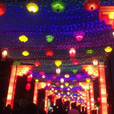 太阳led彩过灯闪DGG灯浪漫串能灯户外防水年喜庆农村院子彩灯装饰