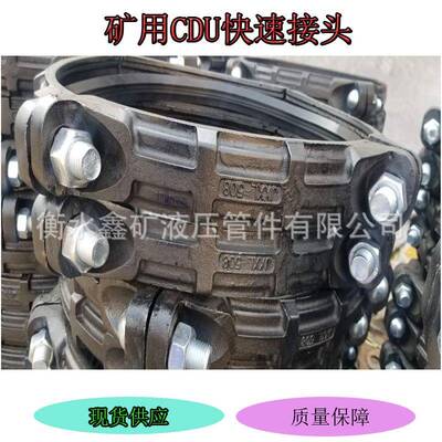 管124水管堵漏器168磨铁抱箍道矿用快球速接头64K卡铸箍式柔性管
