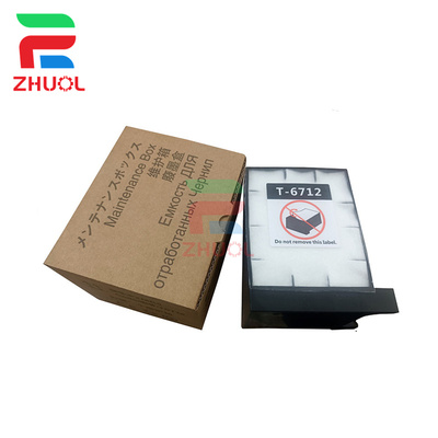 适用 EPSON T6712 维护箱 爱普生WF-R8590 8591 8593 8093 8583 8510废墨仓 6090 6091 6093 6590 6593废墨盒