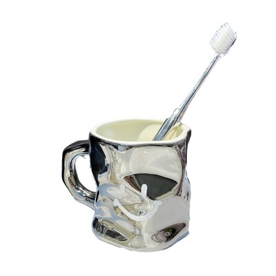 速发卫用间牙刷杯家生高颜4陶瓷牙杯漱口杯套装情侣一对202值爆款