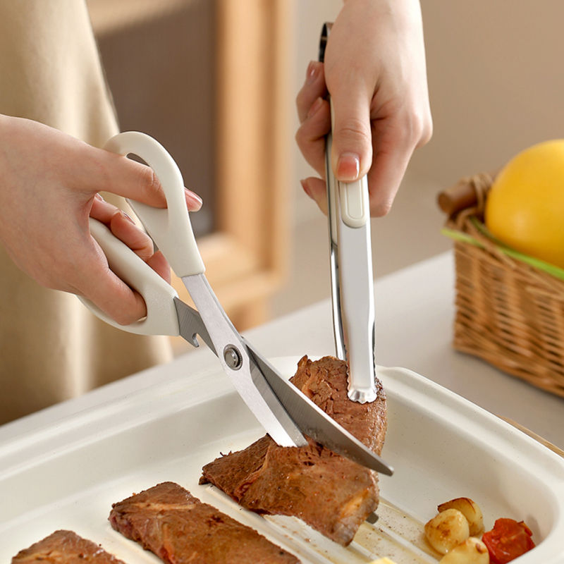 烤肉剪刀夹子套装家用杀鱼剪菜鸡鸭骨头不锈钢强力剪子食物剪
