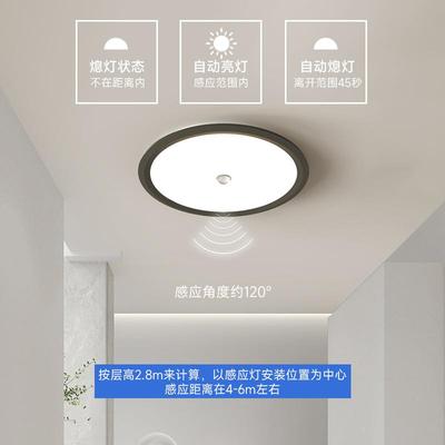 感应吸l顶灯现代27979简约道楼梯体走廊过道灯红外楼人感应灯智能